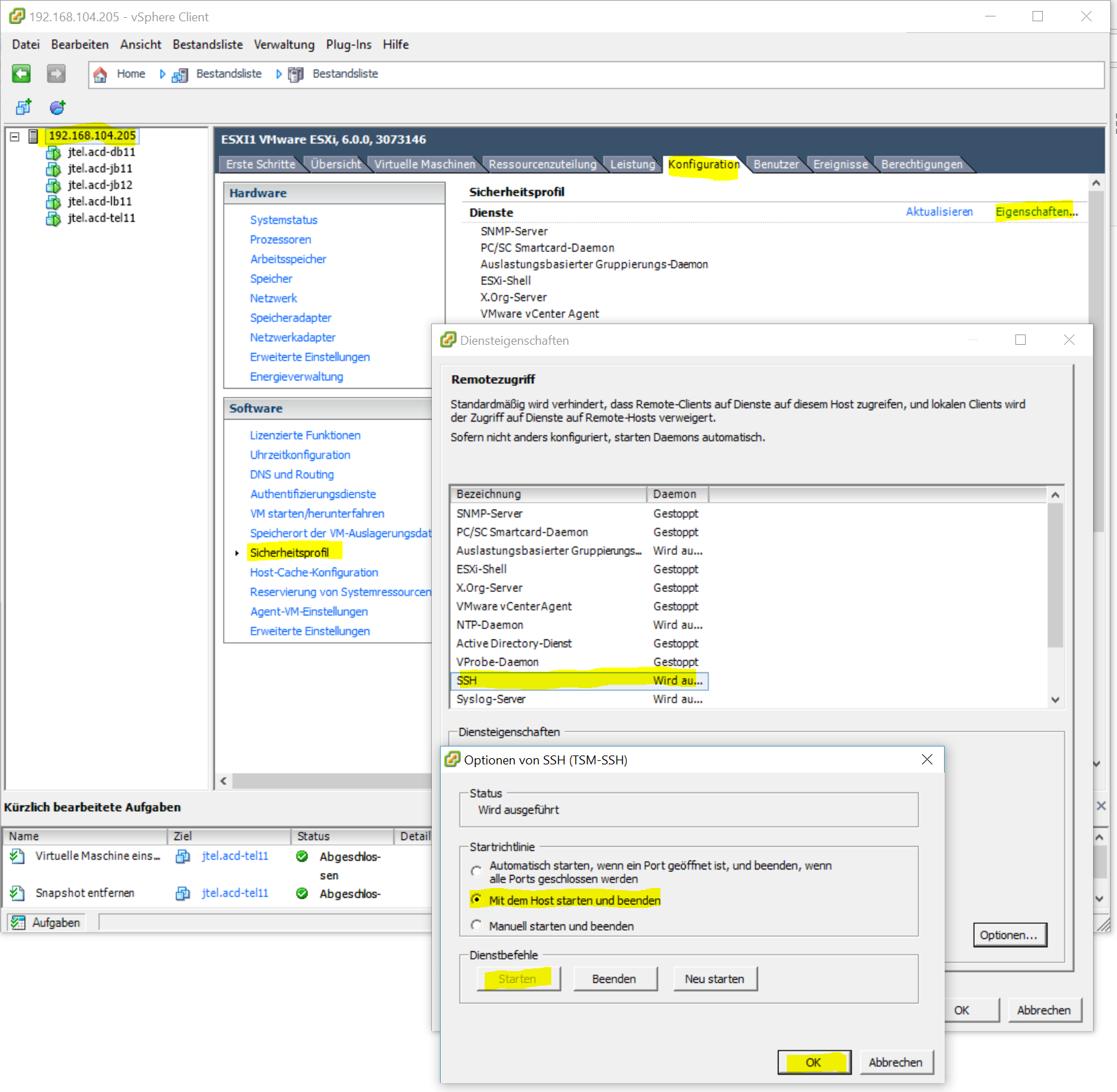 VMWare Operations - jtel Portal WIKI - jtel Public WIKI